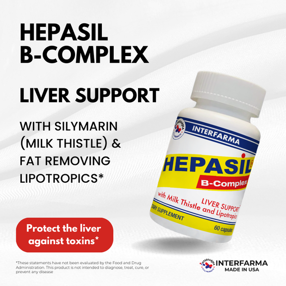 Detox & Liver Health - Hepasil B-Complex Supplement- Interfarma ...